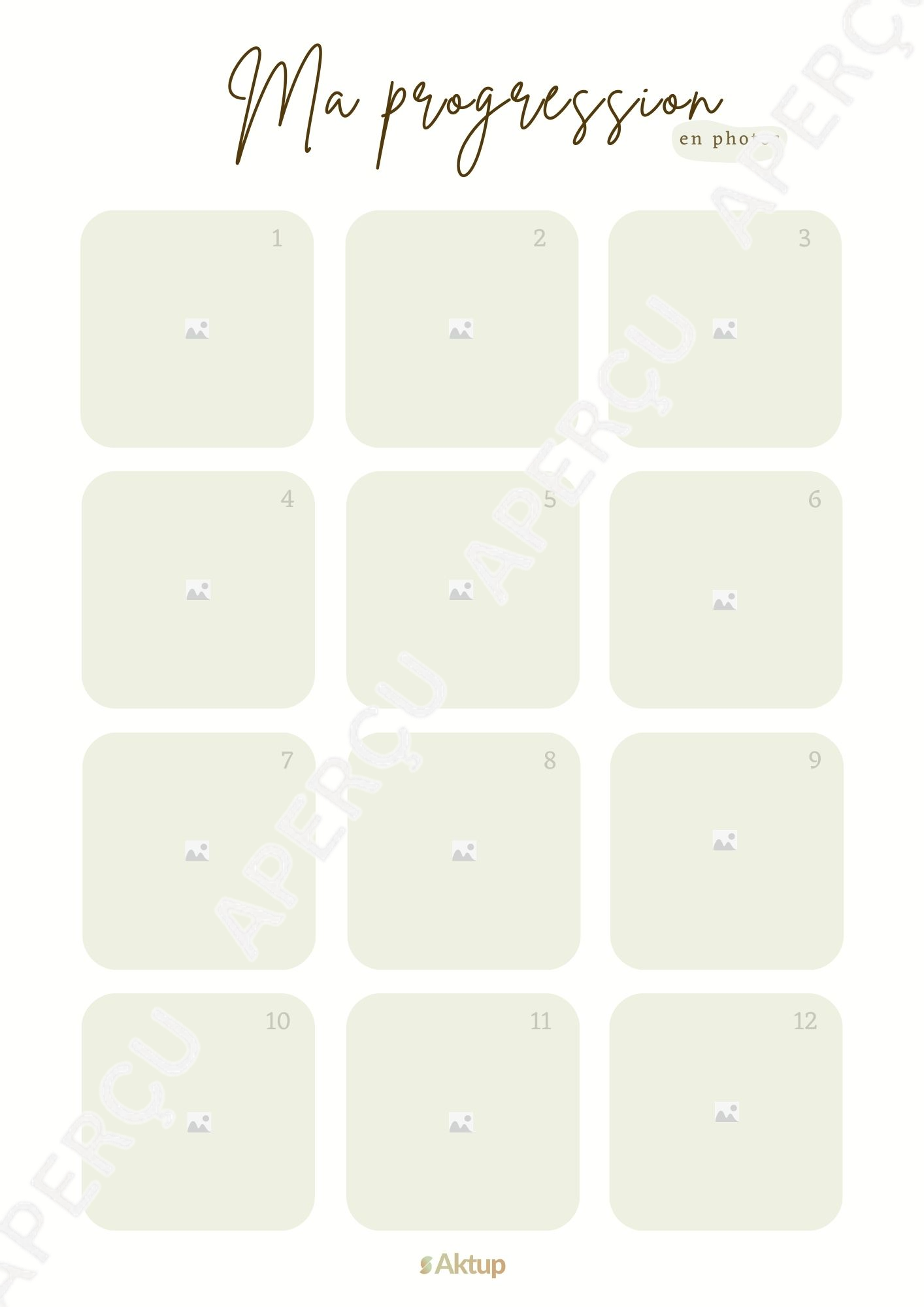 Ma progression en 12 photos | Aktup